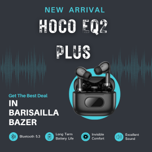 HOCO. EQ2 Plus Wireless Headphones with Charging Case BT v5.4